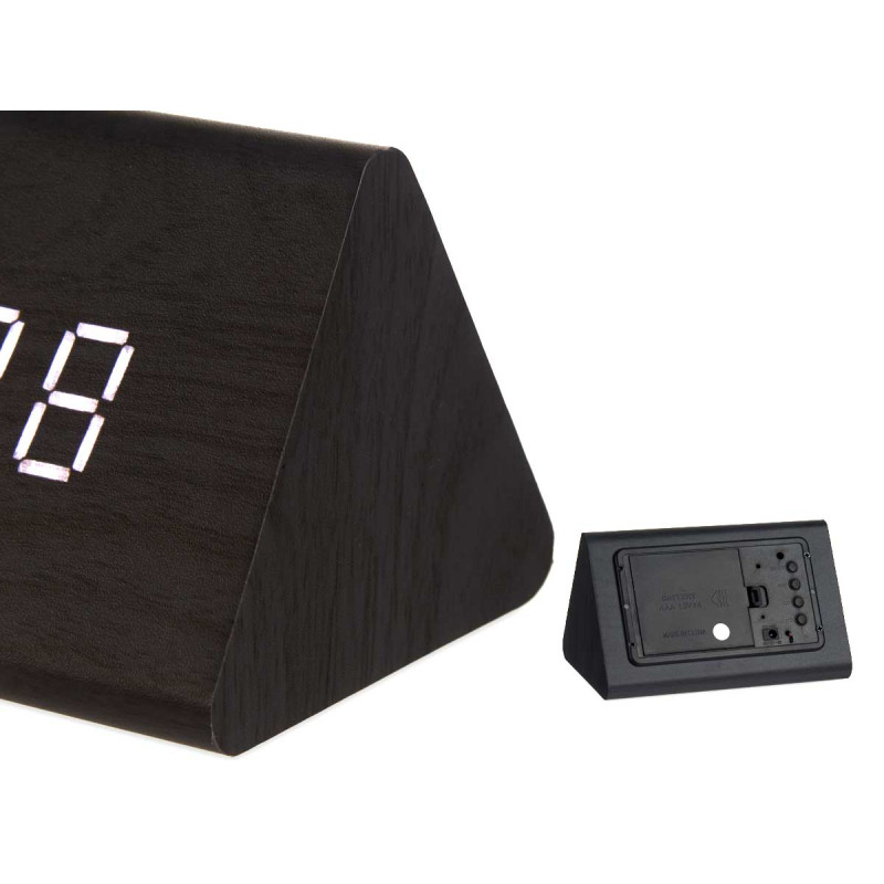 BLACK DIGITAL CLOCK BLACK