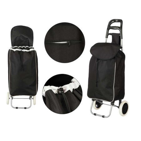 SHOPPING TROLLEY BLACK
