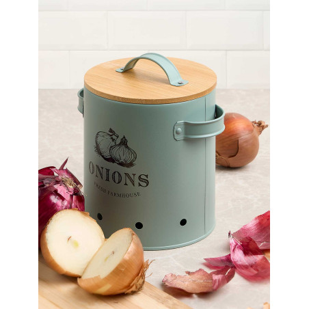 CEBOLLERO TAPA BAMBU VERDE MENTA