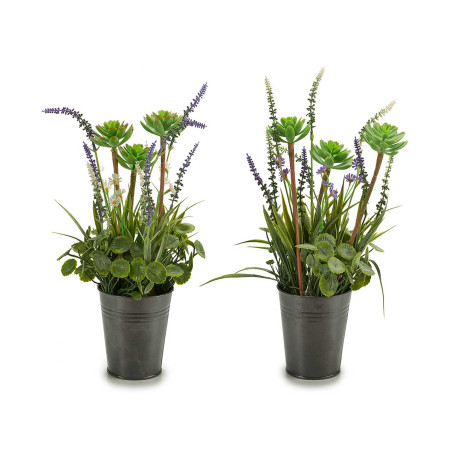 METAL LAVENDER FLOWERPOT MIX 2 MODELS